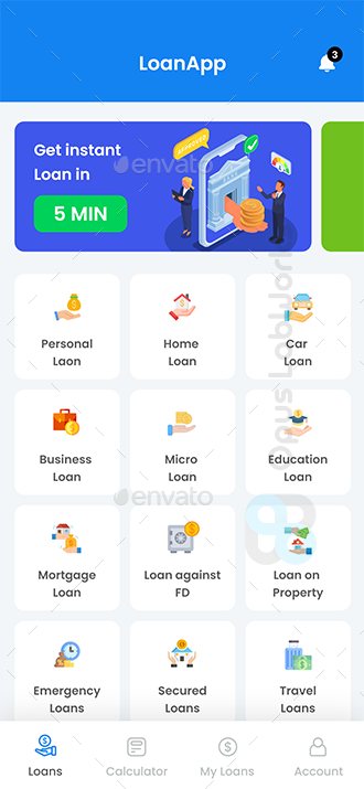 Bank Loan Management App UI | Bank Loan UI | Integrated Loan Solution App UI | Loan App, Web ...